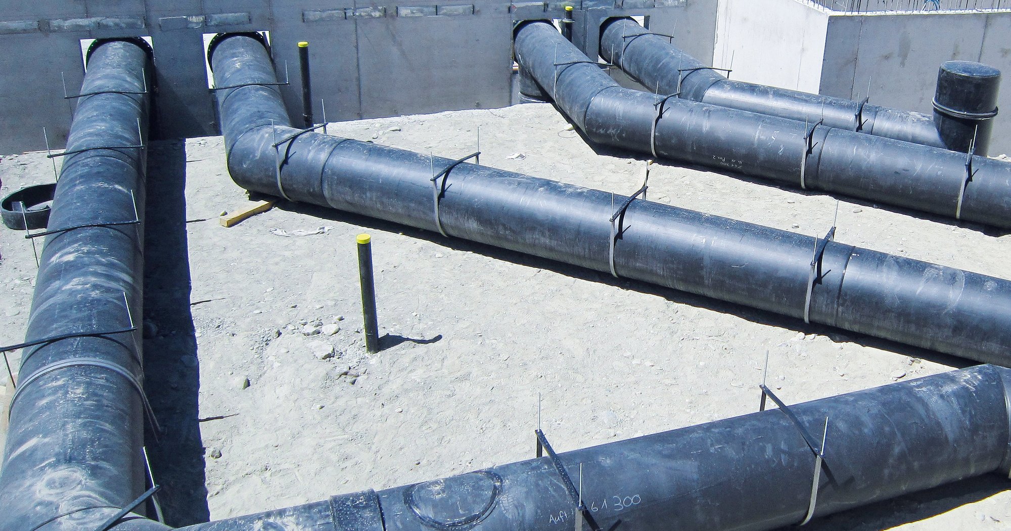 Colasit | Erdverlegte Lüftungsrohre und Erdregister